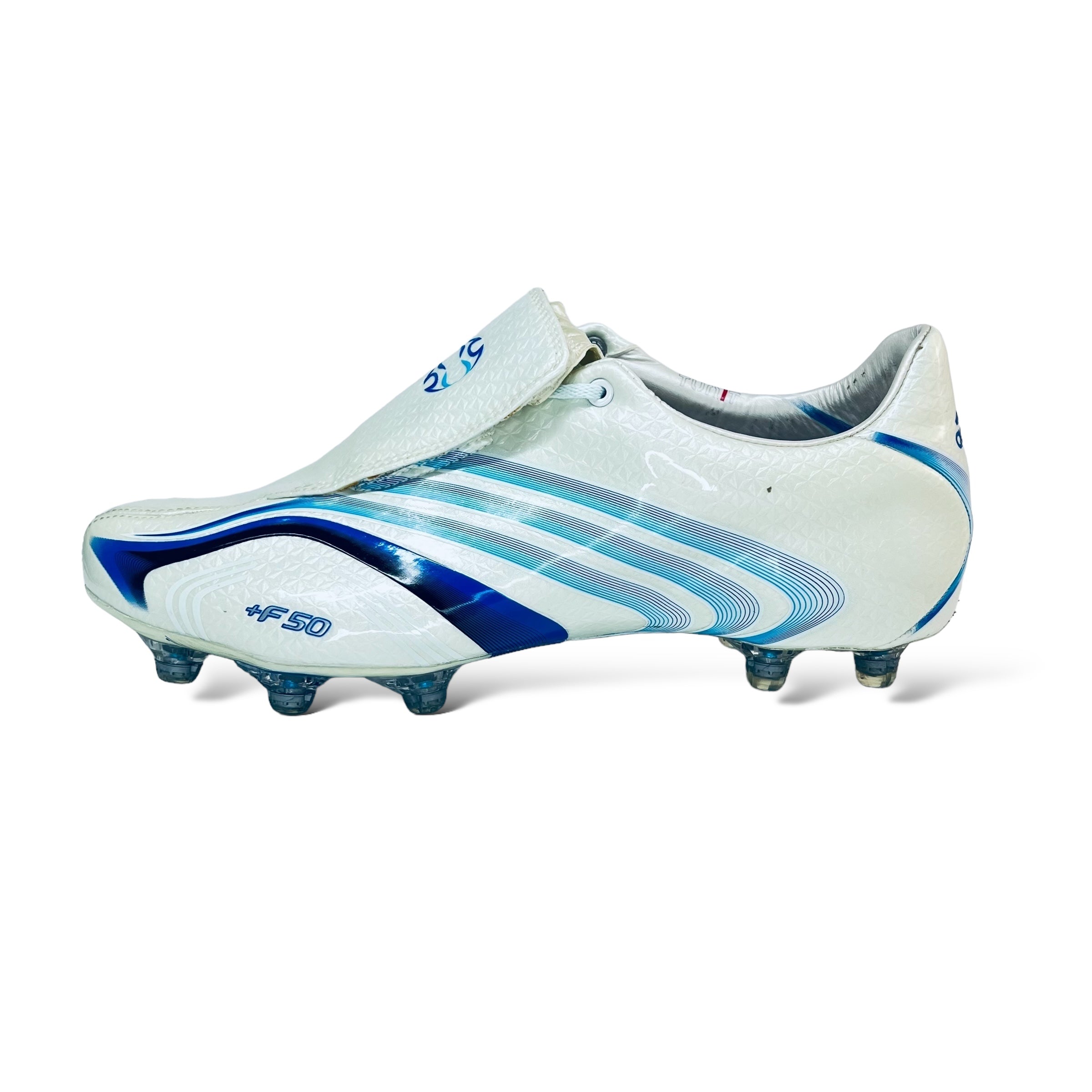 Adidas F50.6 Tunit FG - White/IceBlue – Rarecleatshandtohand
