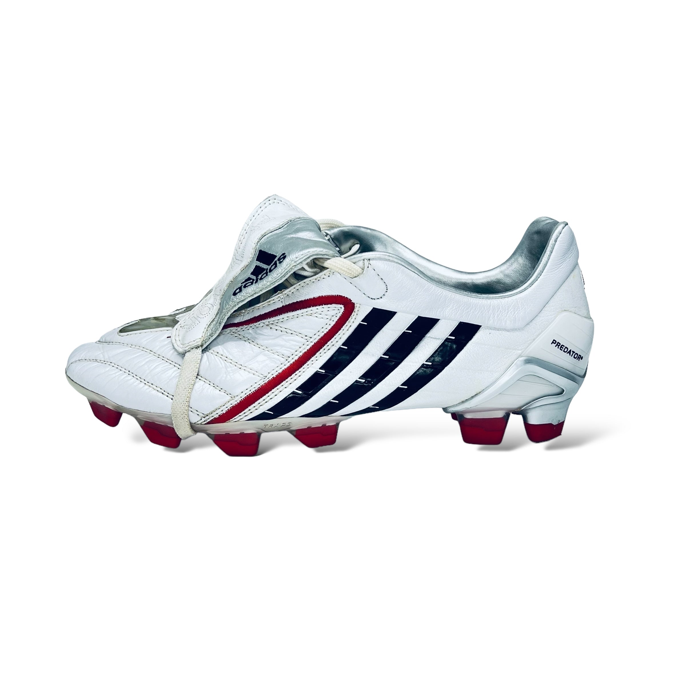 Adidas Predator Powerswerve TRX FG- White/Red/Black – Rarecleatshandtohand